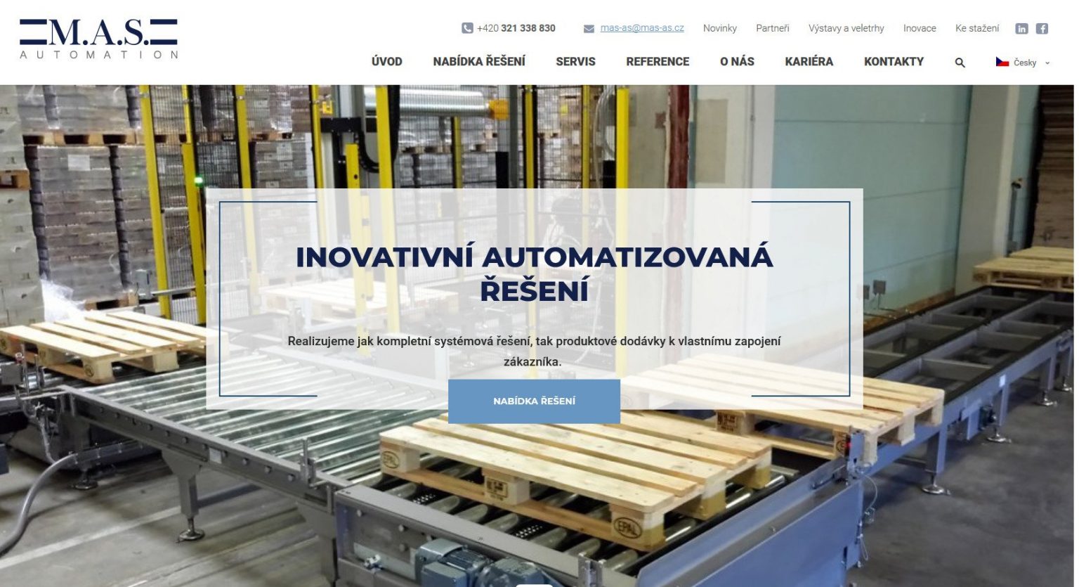 M.A.S. Automation a.s. – Společnost M.A.S. Automation a.s. působí v ...